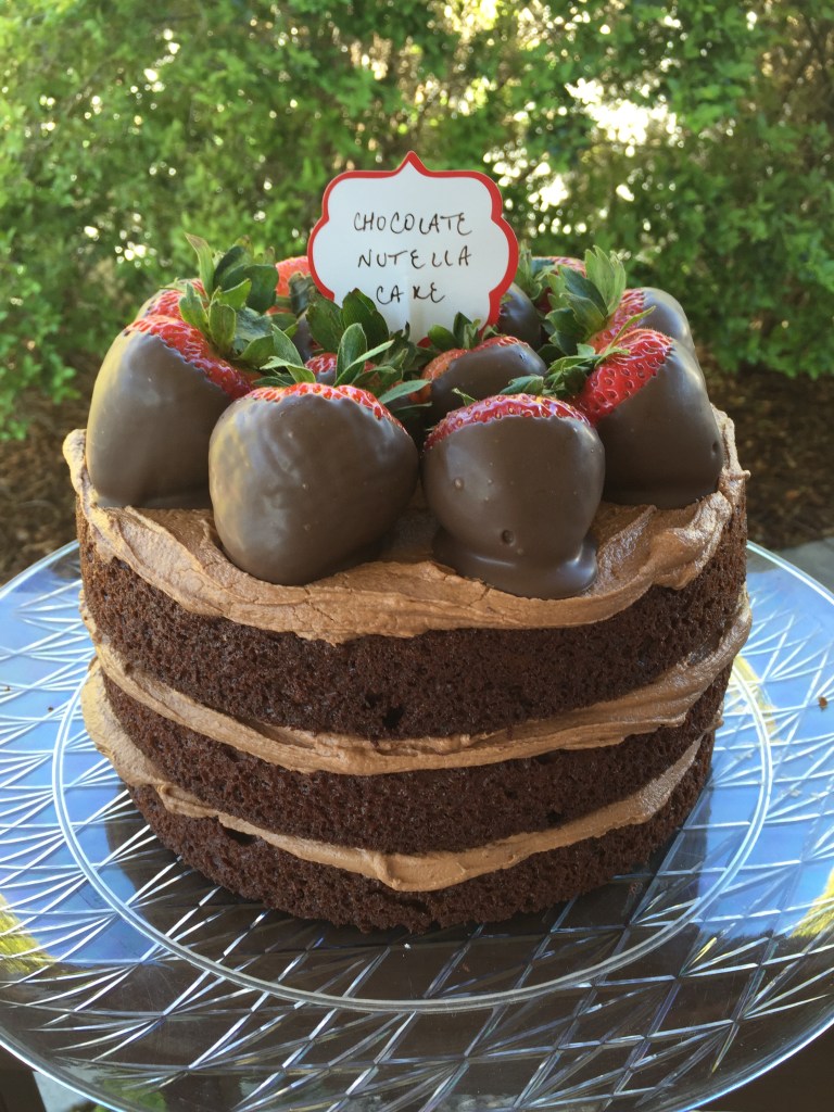 Chocolate Nutella “Naked” Cake | Penny's Food Blog