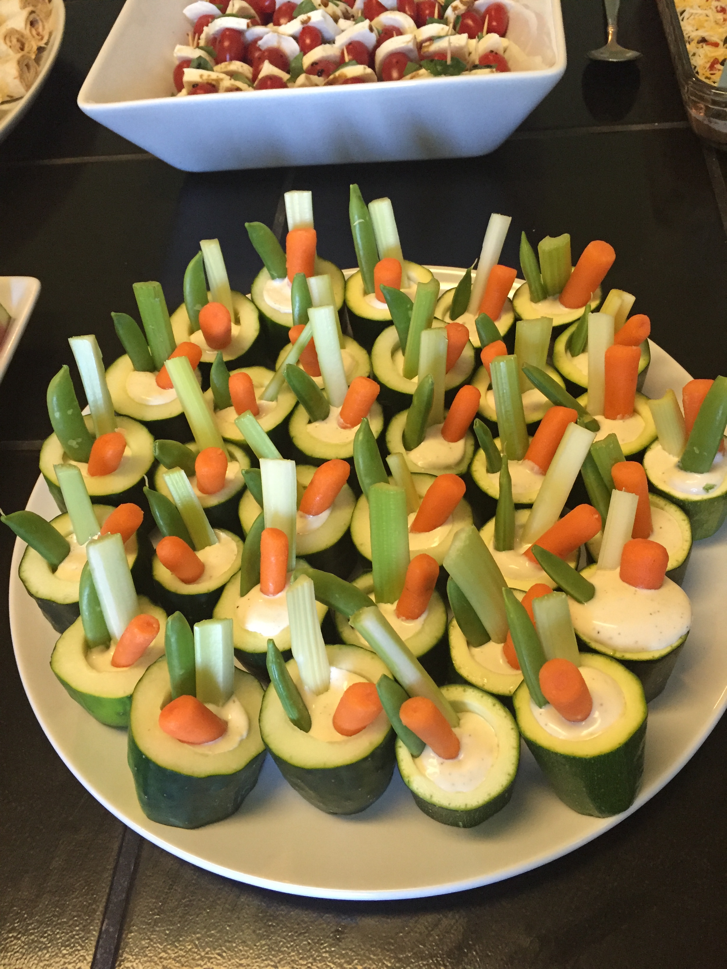 Edible Veggie Cups with Dip | Penny's Food Blog