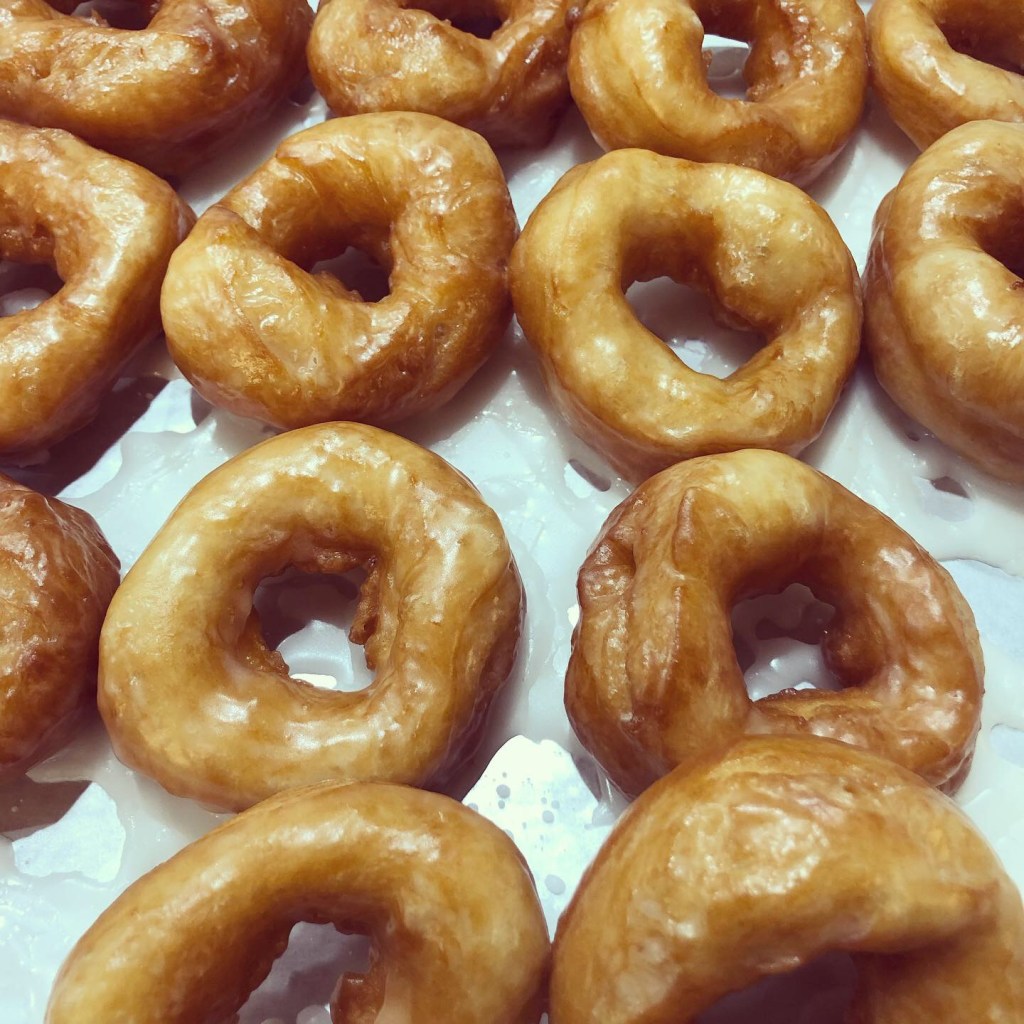Glazed and Cinnamon & Sugar Doughnuts from Jean’s Basic Bread Dough ...